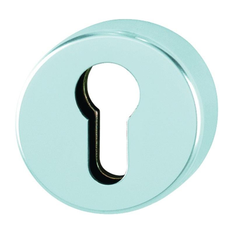 Rosace porte 42HS Alu.F1 -10mm PZ rd.HOPPE | Leroy Merlin