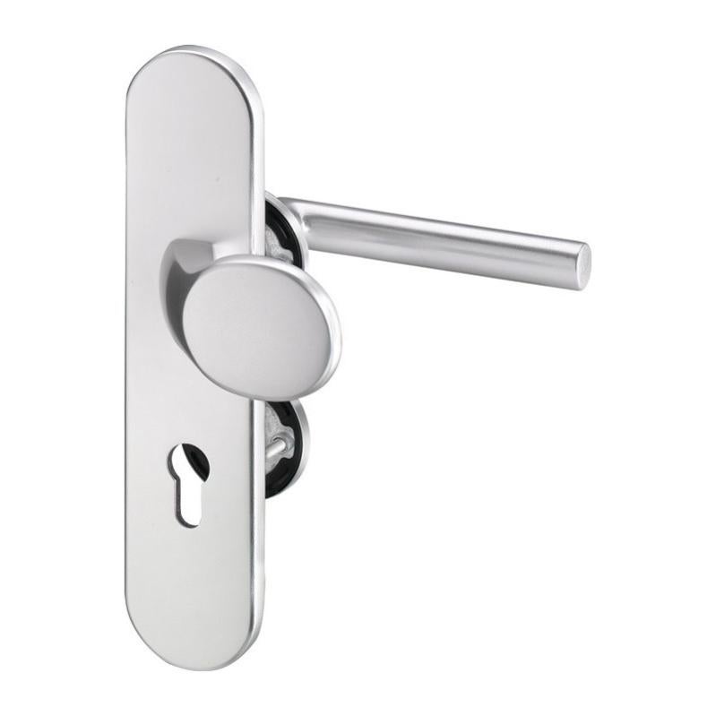 Poigné porte METIS 8741/0272 Alu.F1 72mm 35-45mm EDI | Leroy Merlin