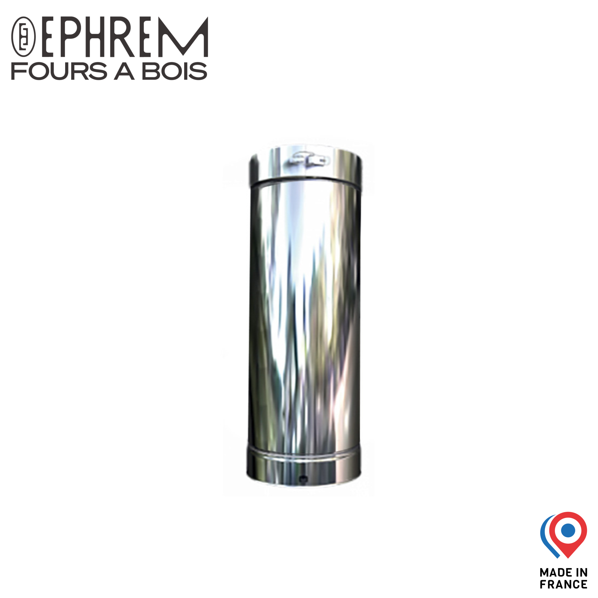 Conduit inox 50cm, four à bois EPHREM | Leroy Merlin