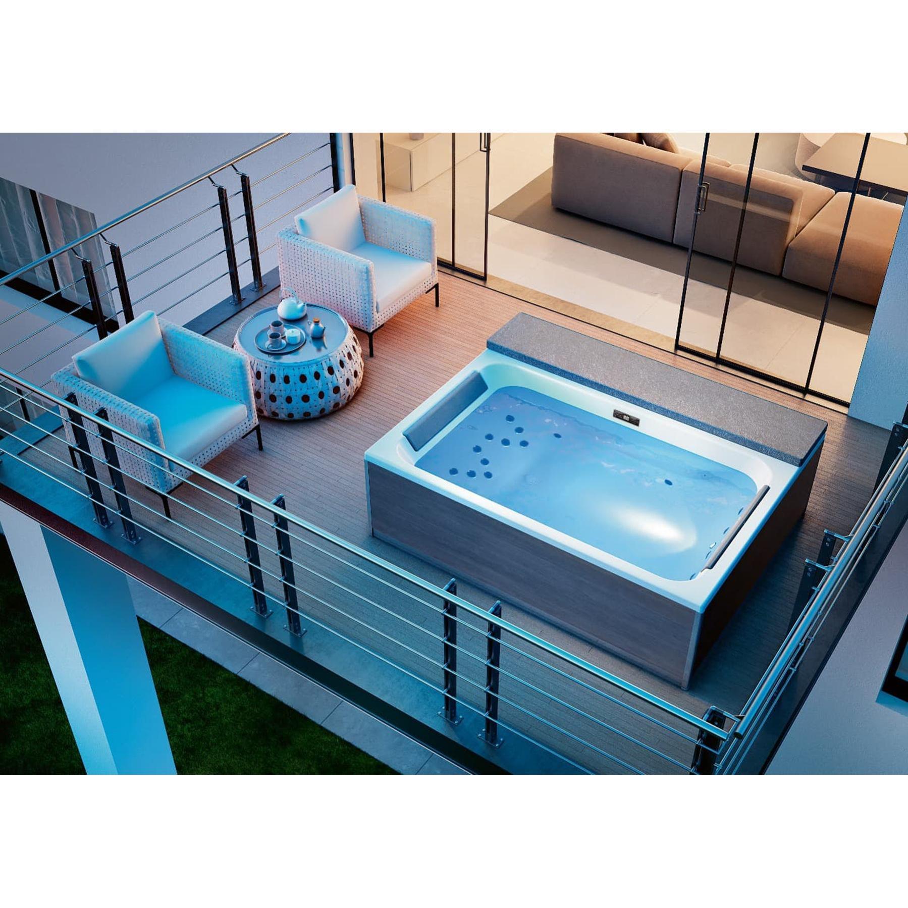 SPA 2 posti MAGIC SPA PLUS TH copertura, opzioni, testa a sinistra ...