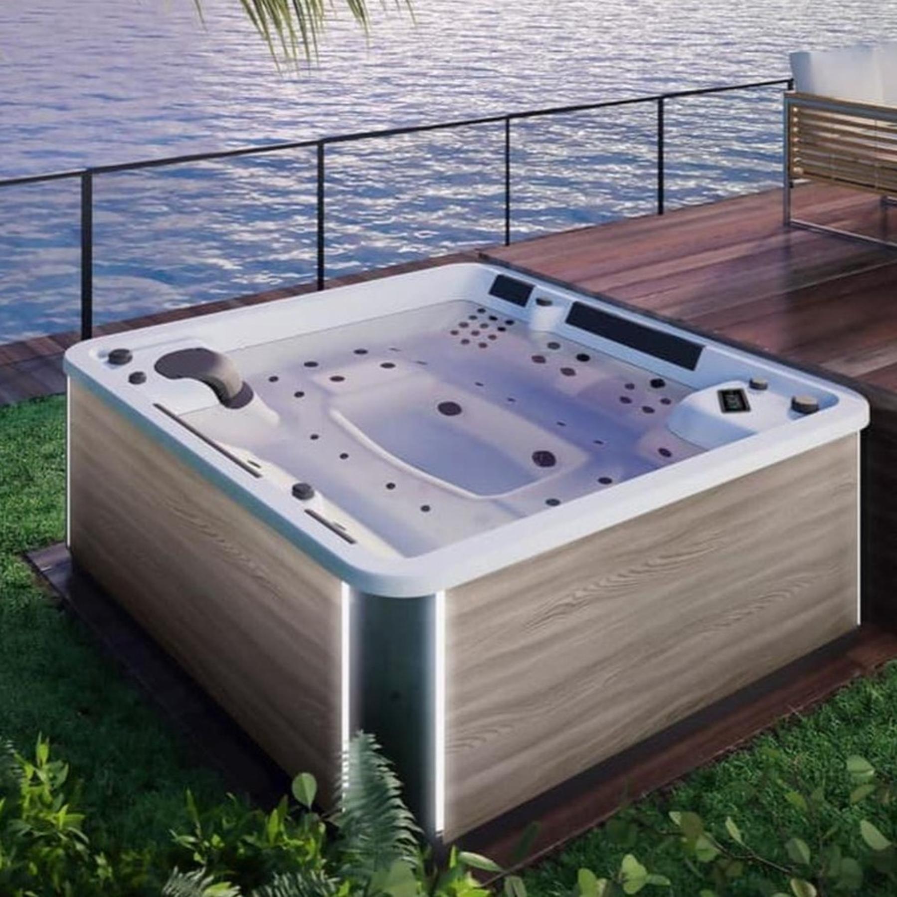SPA A600 6 scocca colore guscio Sterling sistema RELAX ozono ...