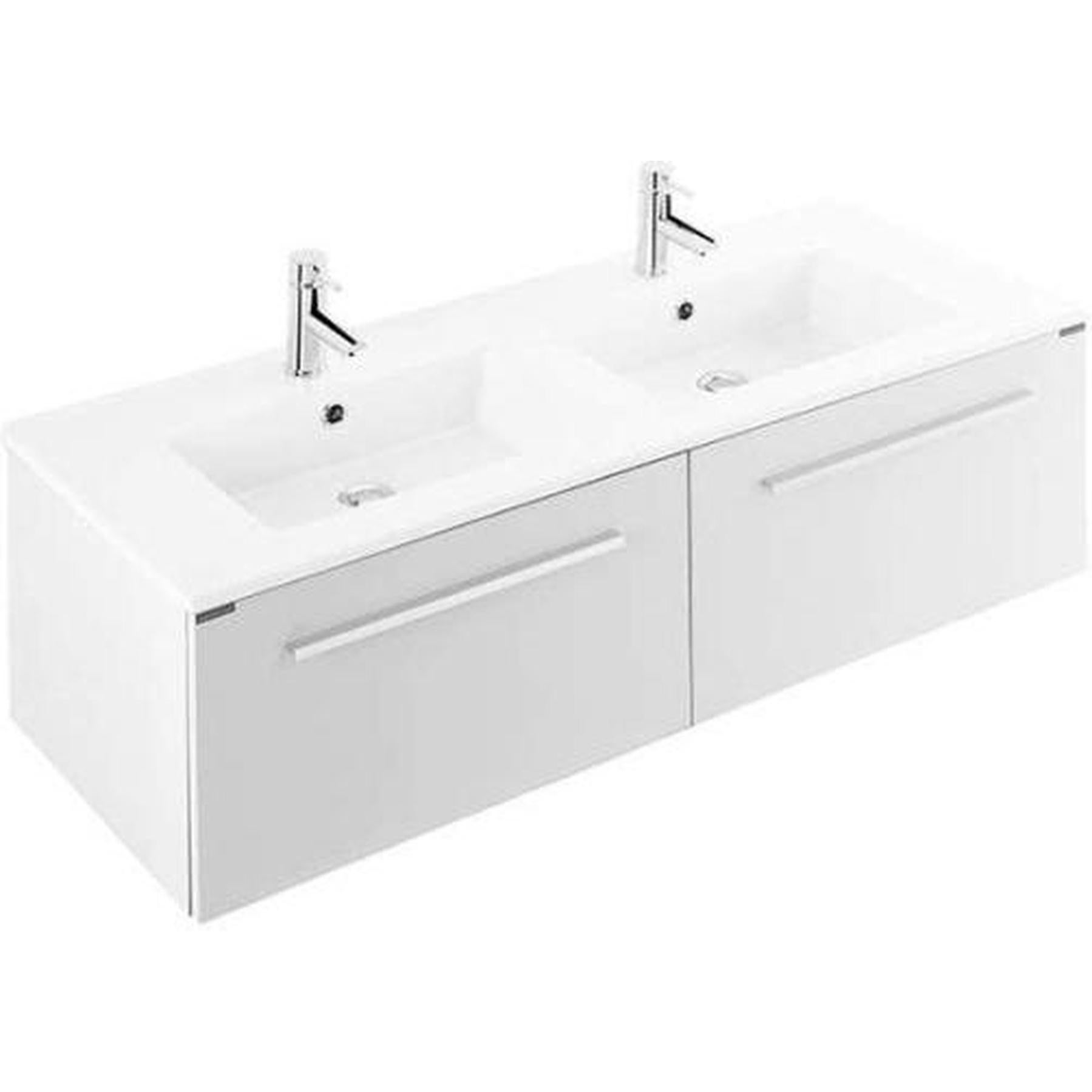 Cuarto de baño + doble jarrón de cerámica + espejo LED Area 120 color ...