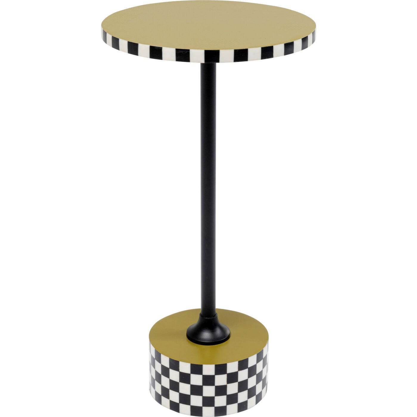 Table d'appoint Domero Checkers 25cm verte Kare Design | Leroy Merlin