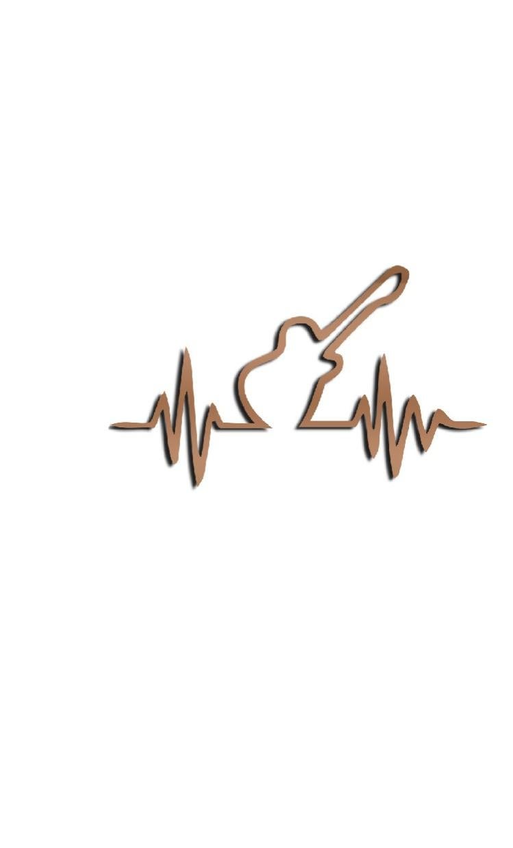 Décoration Murale en Métal Music beat 3, Métal, Cuivre, EPIKASA | Leroy ...