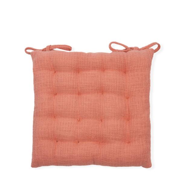Cuscino per sedia in cotone. M/Gioia Salmone 38x38cm | Leroy Merlin
