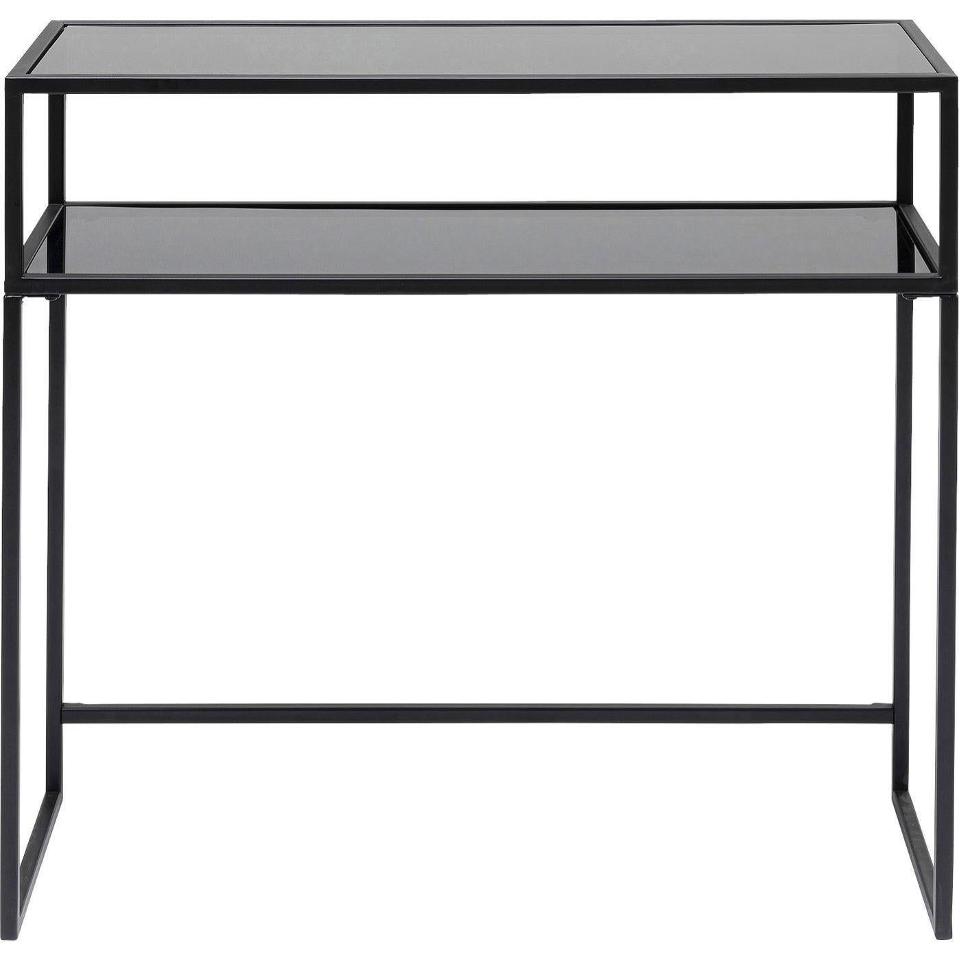 Console Loft 85x30cm noire Kare Design | Leroy Merlin