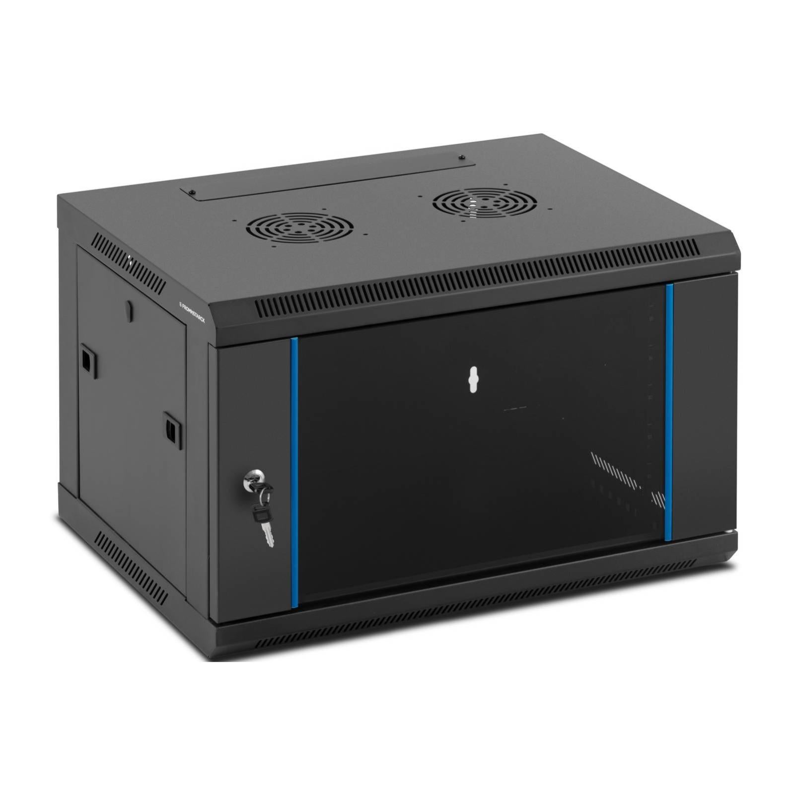 Baie Serveur Réseau Armoire Informatique Murale Sol Rack 19 Pouces 6U 2 ...