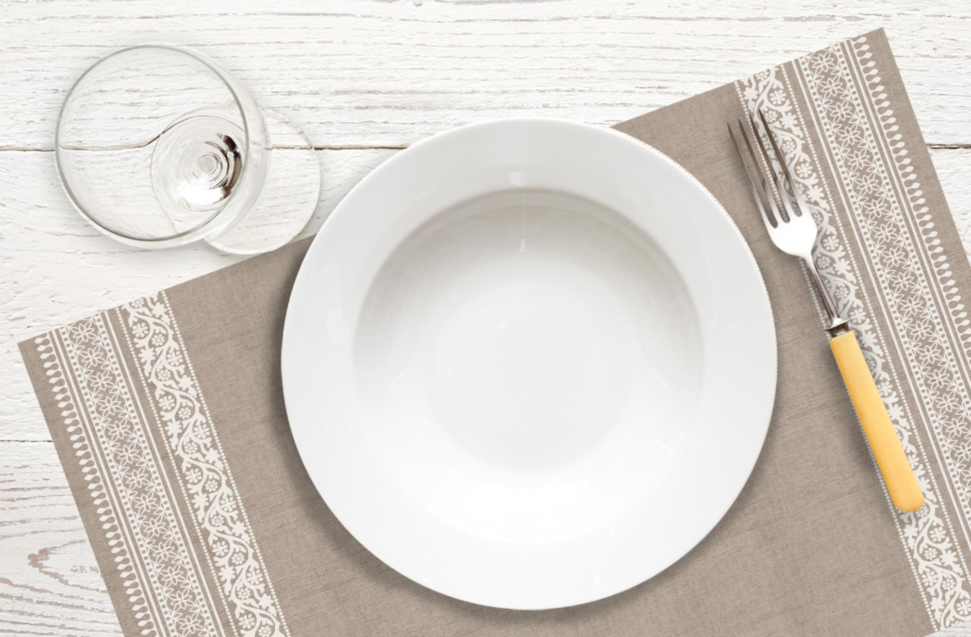 Lot de 4 sets de table en vinyle Samir 4u-30x45 cm | Leroy Merlin