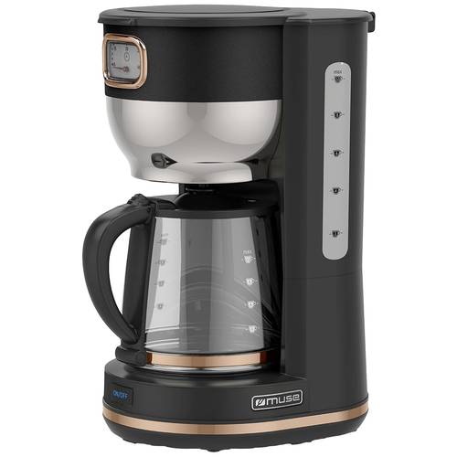 Cafetière Muse MS-220 BC - Porte-filtre - 1000W - réservoir 1.4 L (10 tasses) - Cadrant rétro de ...