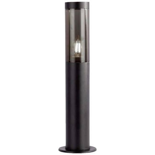 Bollard Garden Light Fitting E27 (76mmx119x450mm) Smoke Plastic/SS ...