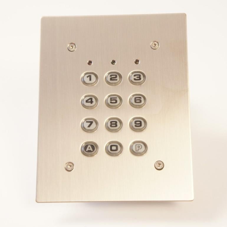 Clavier à code filaire SU2EAB touches abs à encastrer avec plastron ...