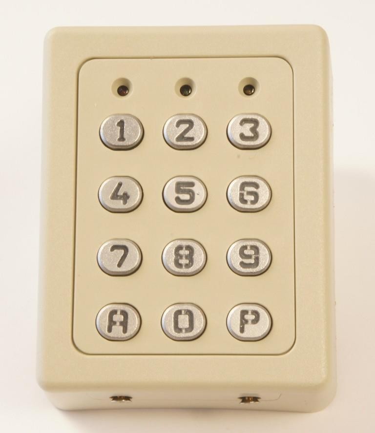 Clavier à code filaire SU2TMG touches métallique- 3 LED - Portail ...