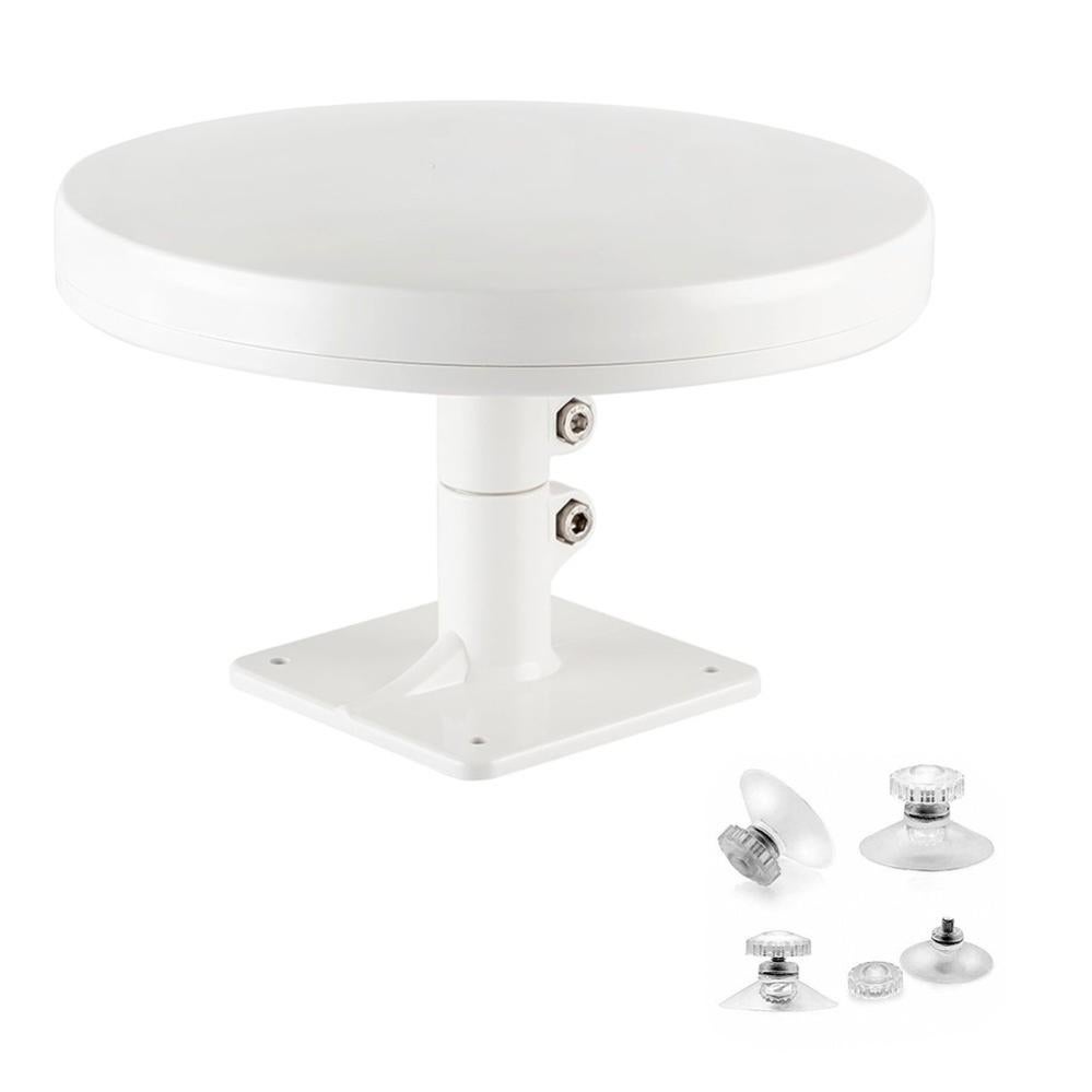 Antenne TV TNT HD 4K Omnidirectionnelle 65dB + 4 socles à ventouses ...