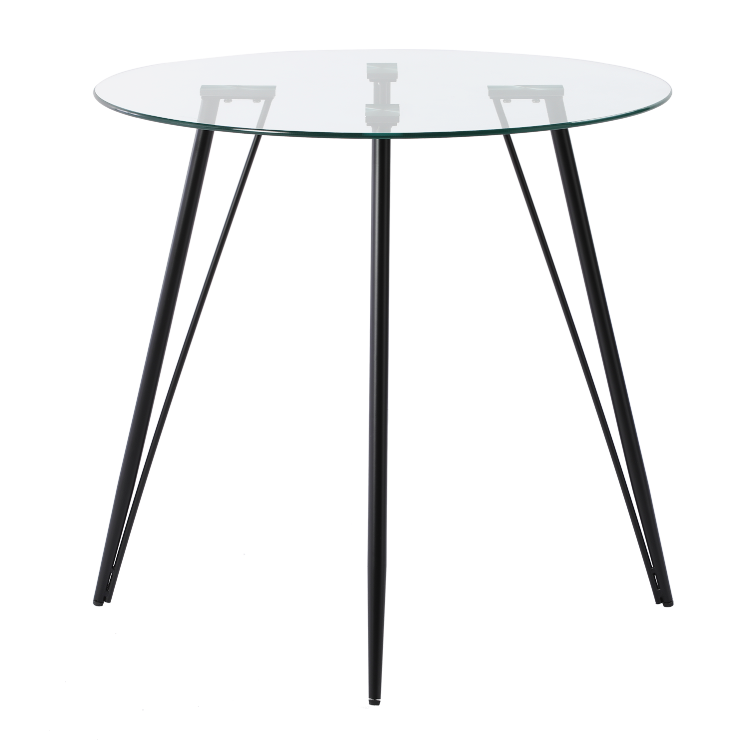 Table à Manger Ronde en Jambes de fer Salle à Manger Scandinave Table à ...