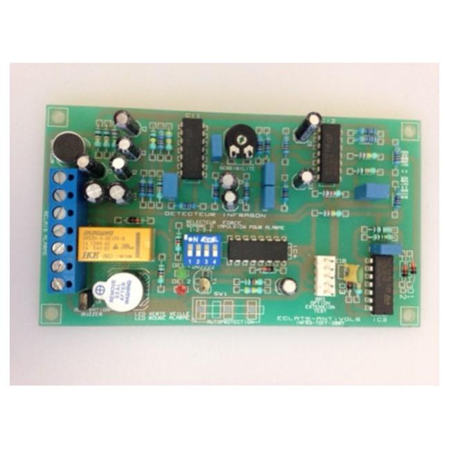 Détecteur électronique infrason double protection - pour alarme filaire ...