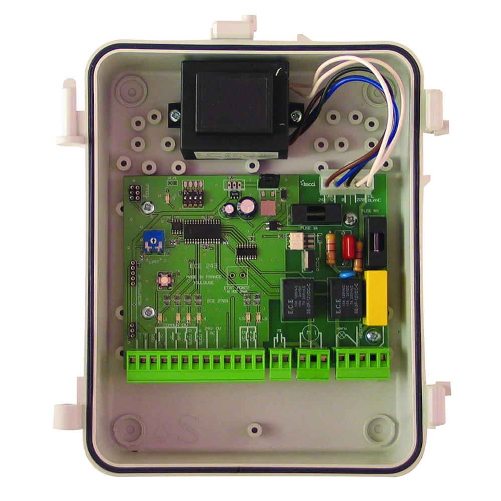 Armoire de commande 230 V EA244C Pour Portails Coulissants et barrières ...