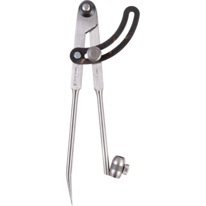 Compas avec porte-crayon - 1/4 cercle - Wilmart | Leroy Merlin