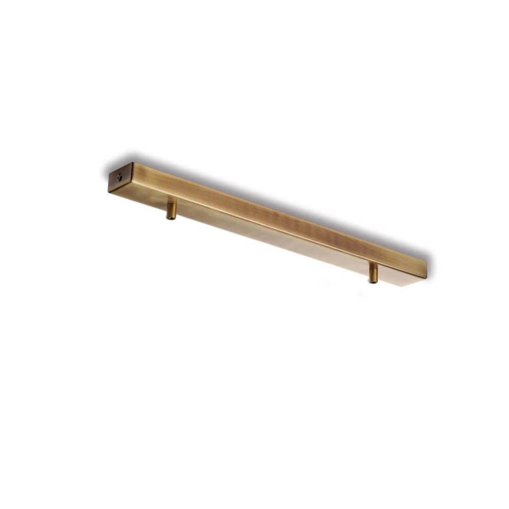 Rosone Rettangolare Multicavo Ferro Bronzo 2 Fori Binario | Leroy Merlin