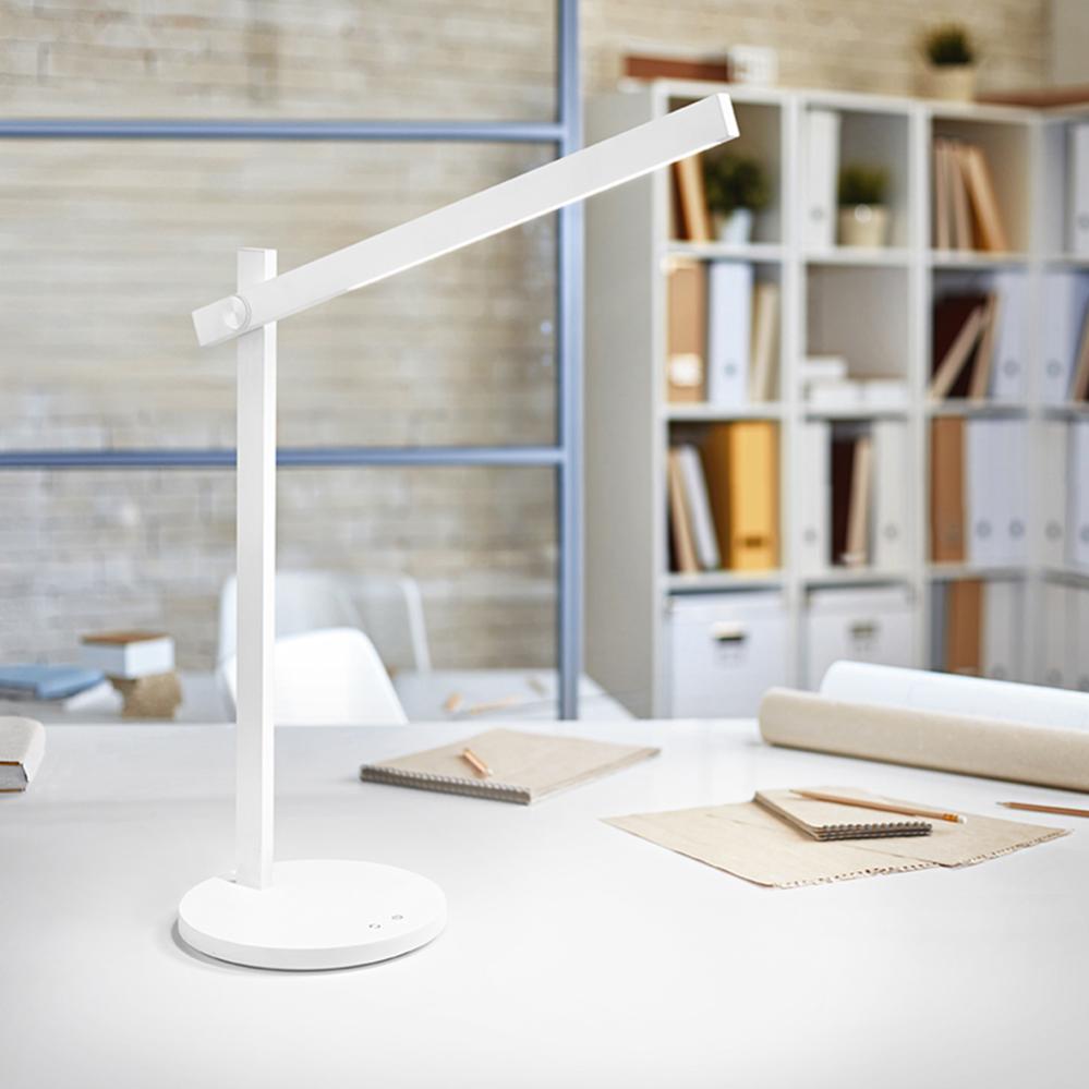 Lampada Da Scrivania Moderna Ruler Bianco Led | Leroy Merlin