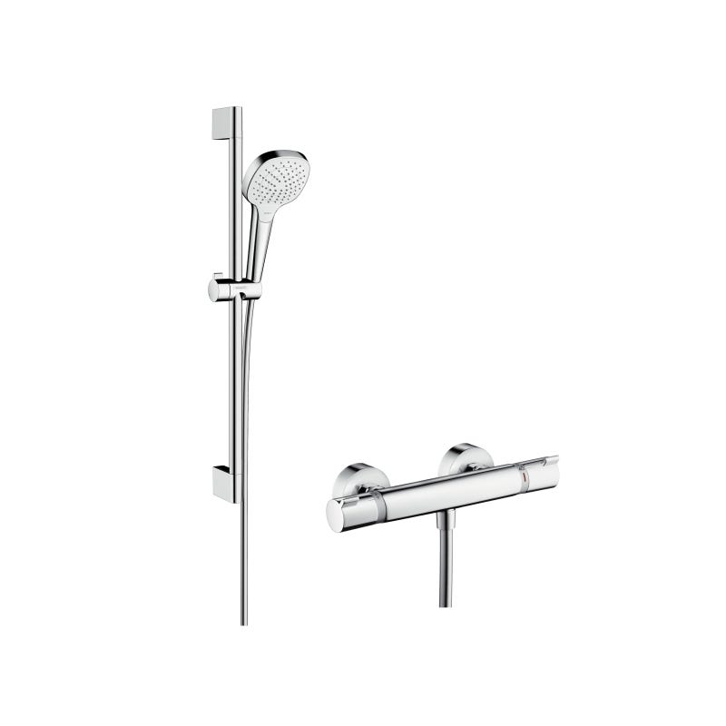 Hansgrohe Combi Croma Select E Vario 0 65m Ecostat Comfort Blanc