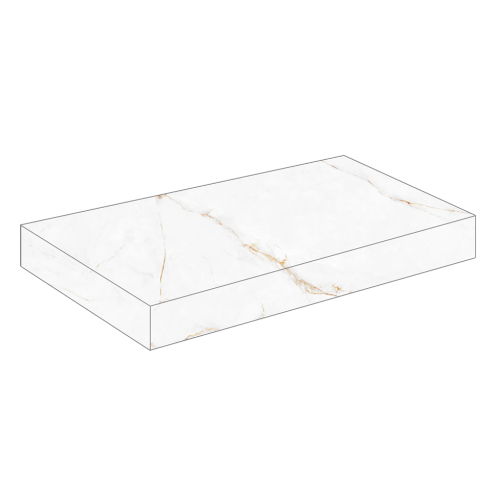 ESTANTE PARA BAÑO PORCELANICO TECNICO ESTILYA XL SHELF 90X30X4 SYRAC ...