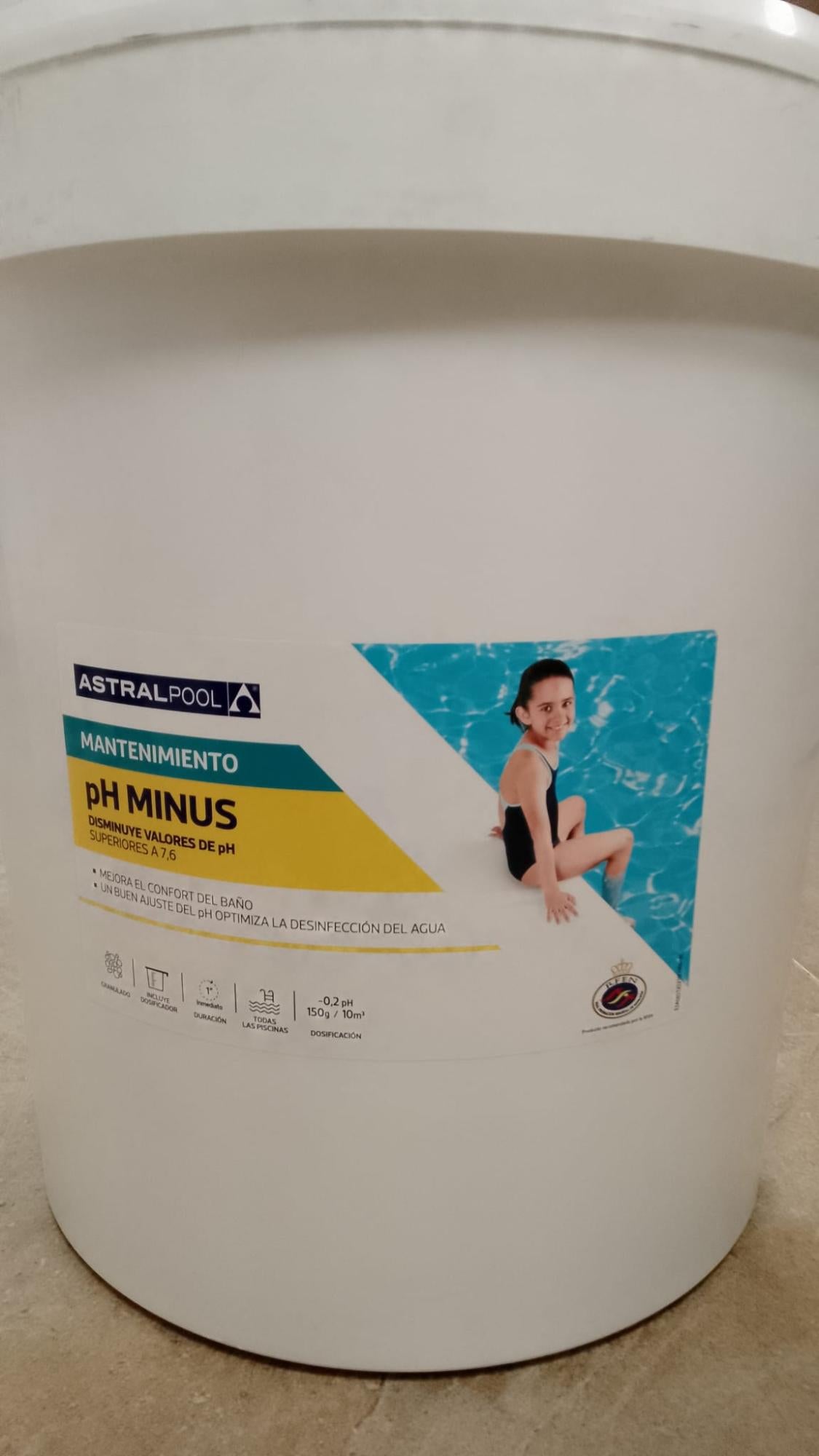 Regulador pH Minor sólido AstralPool 40 kg | Leroy Merlin