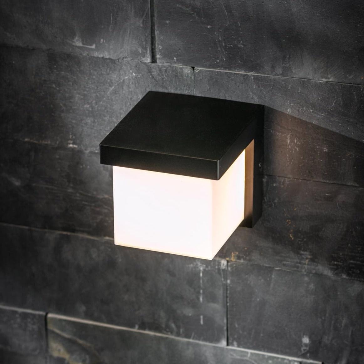 CGC Lighting ADDISON LED Outdoor Wall Cube Nero 4000k Bianco Naturale ...