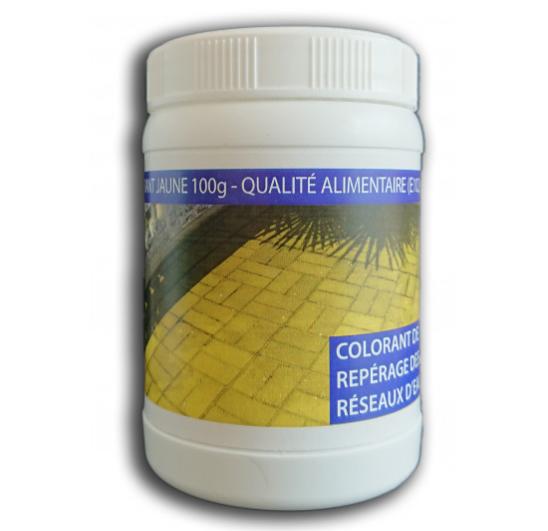 VISIO TECH - Colorant jaune 100g en pot, poudre soluble dans l'eau ...