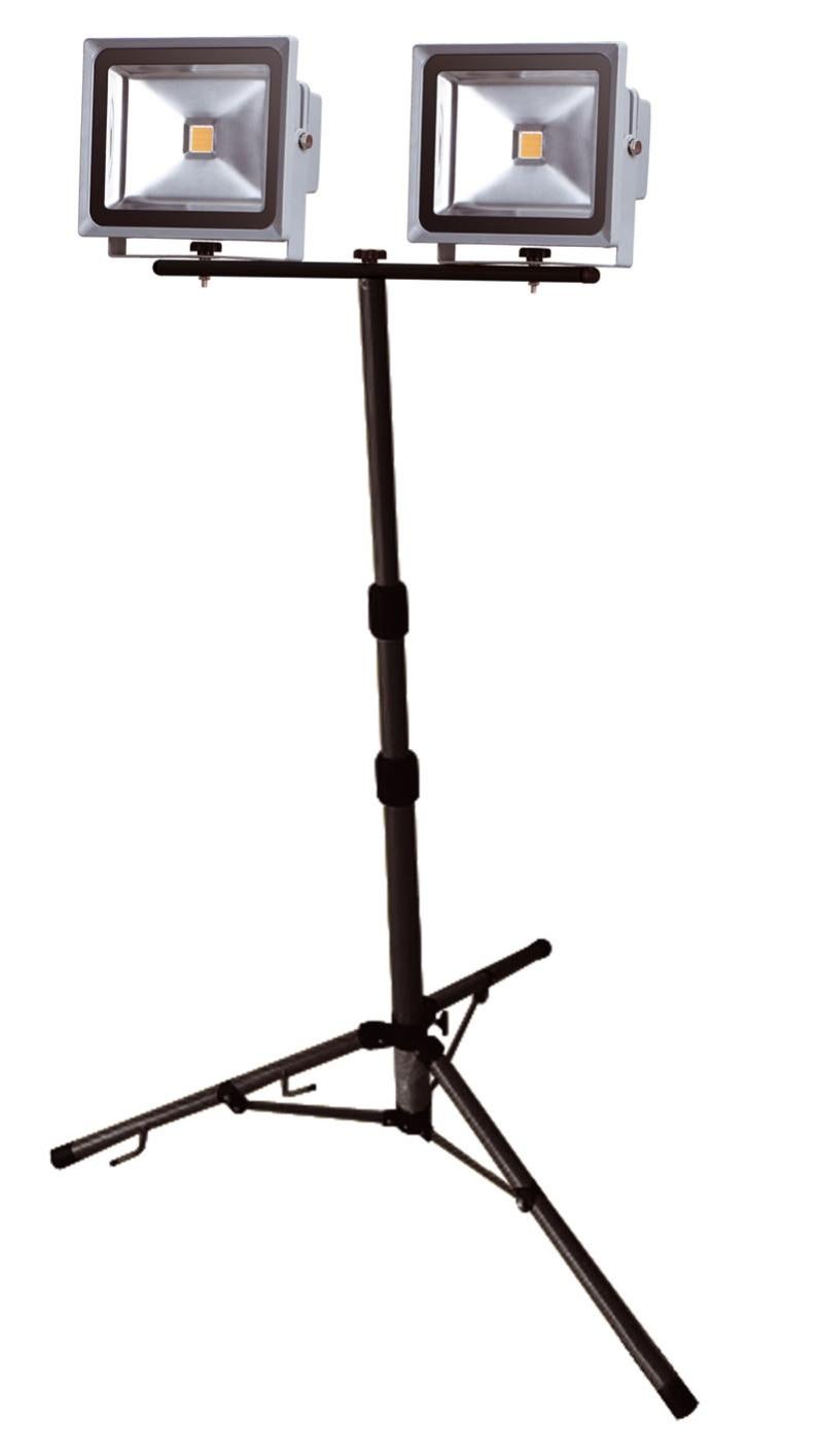 AYERBE - Trépied + 2 Spots Led 30 W | Leroy Merlin