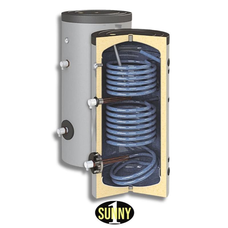 Ballon ECS émaillé BEC-S 2 serpentins 500L | Leroy Merlin