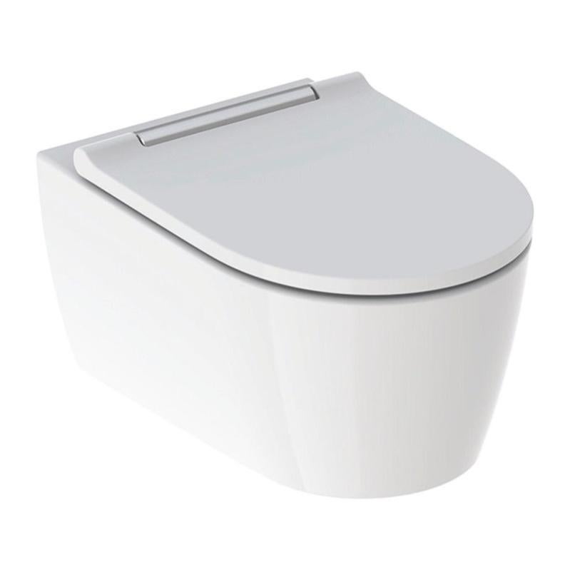 Geberit One, WC suspendu, TurboFlush, avec siège de WC à abaissement ...