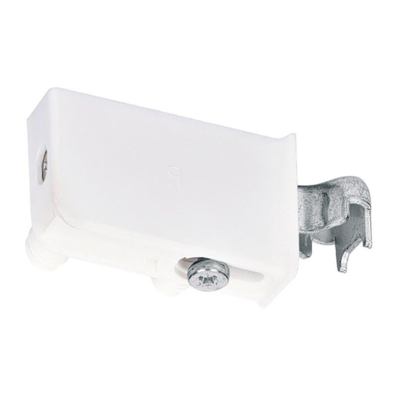Crochet d'armoire SAH 130 acier / plastique blanc à presser en HETTICH ...