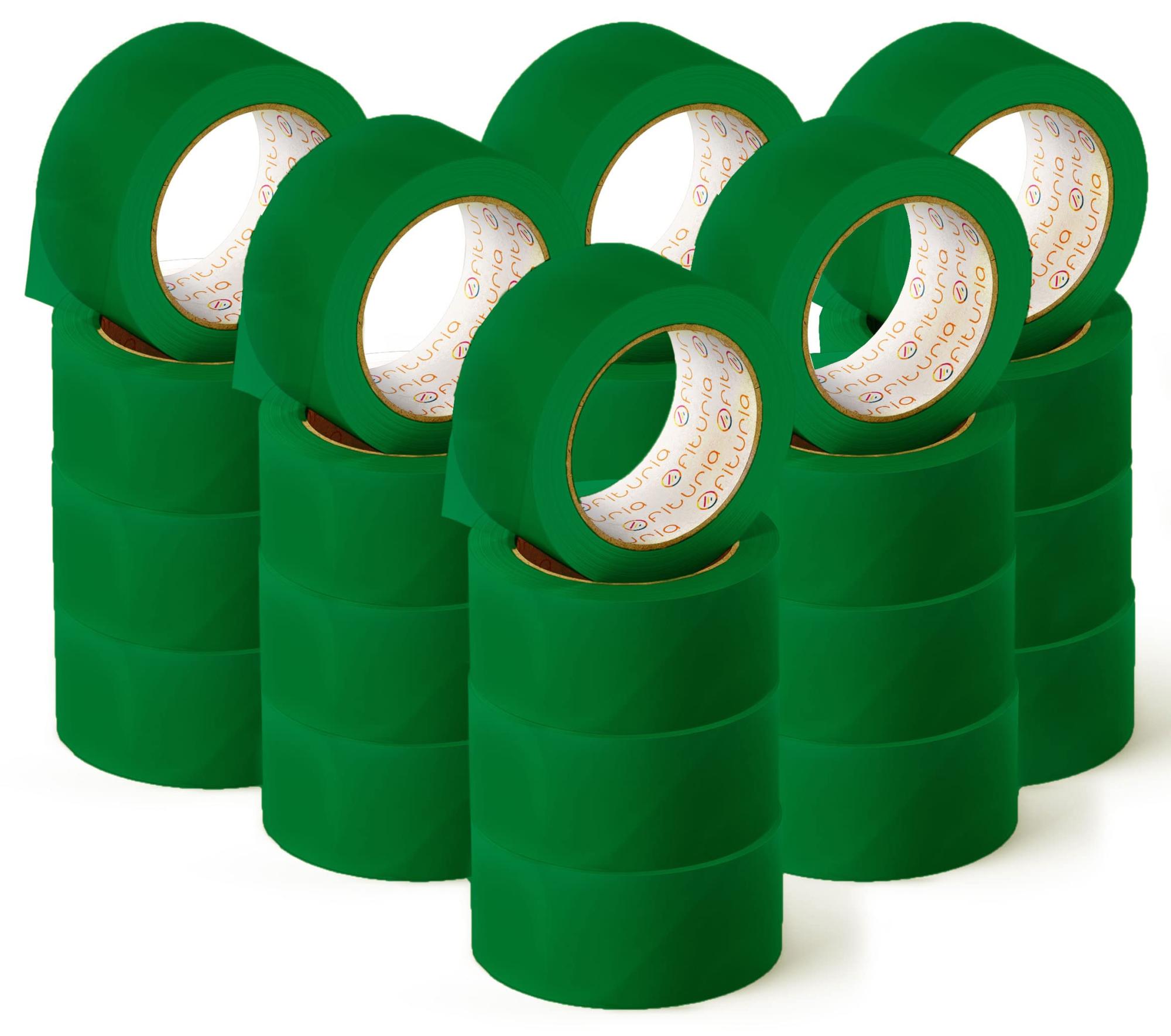 OFITURIA Cinta Adhesiva, color Verde, Cinta para Embalaje y Organizar ...