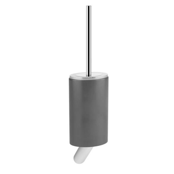 Gessi Ovale, set di scopini per WC per montaggio a parete, nero, 25630 ...