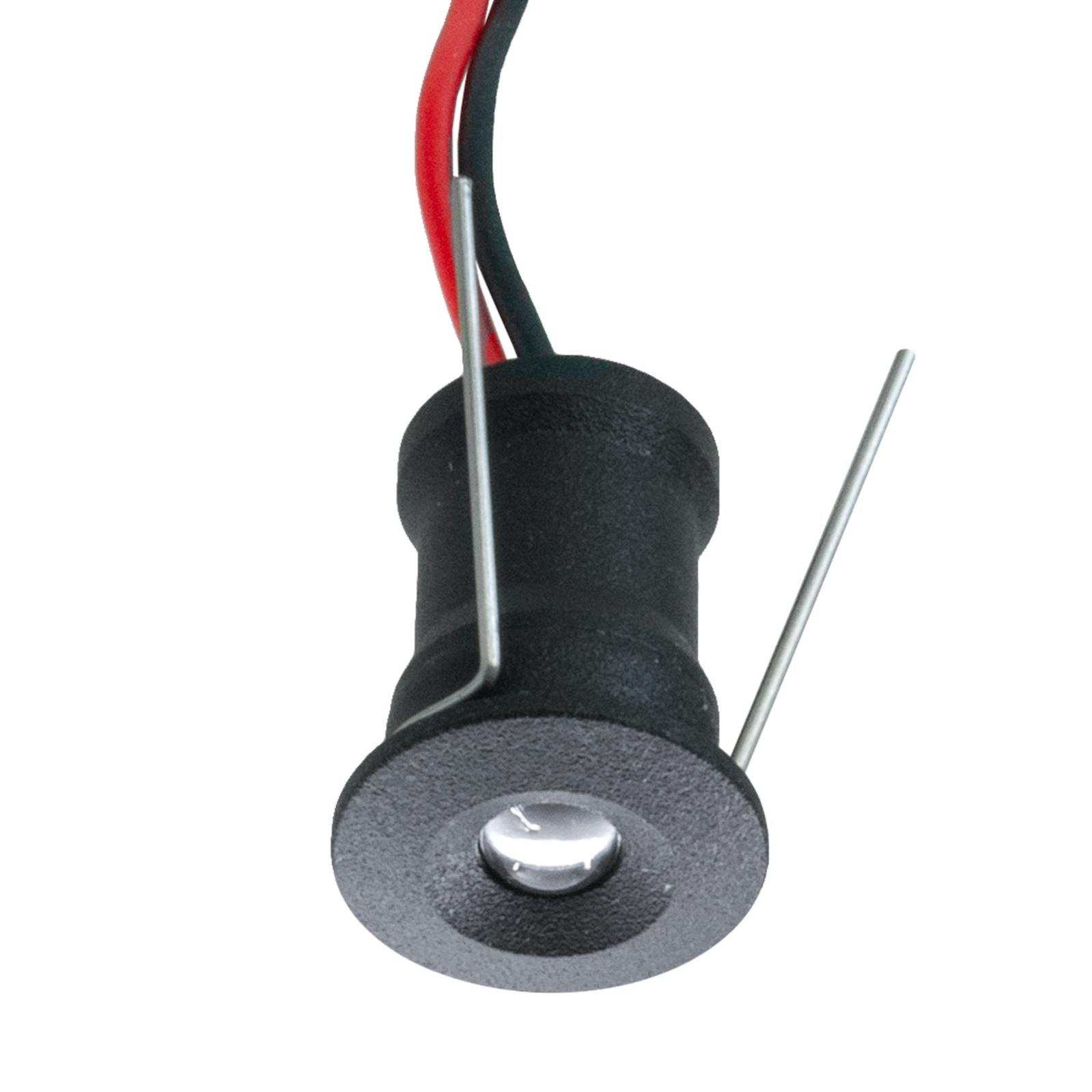 Mini faretto IP65 LED 1W resa 12W incasso punto luce 12V box doccia ...