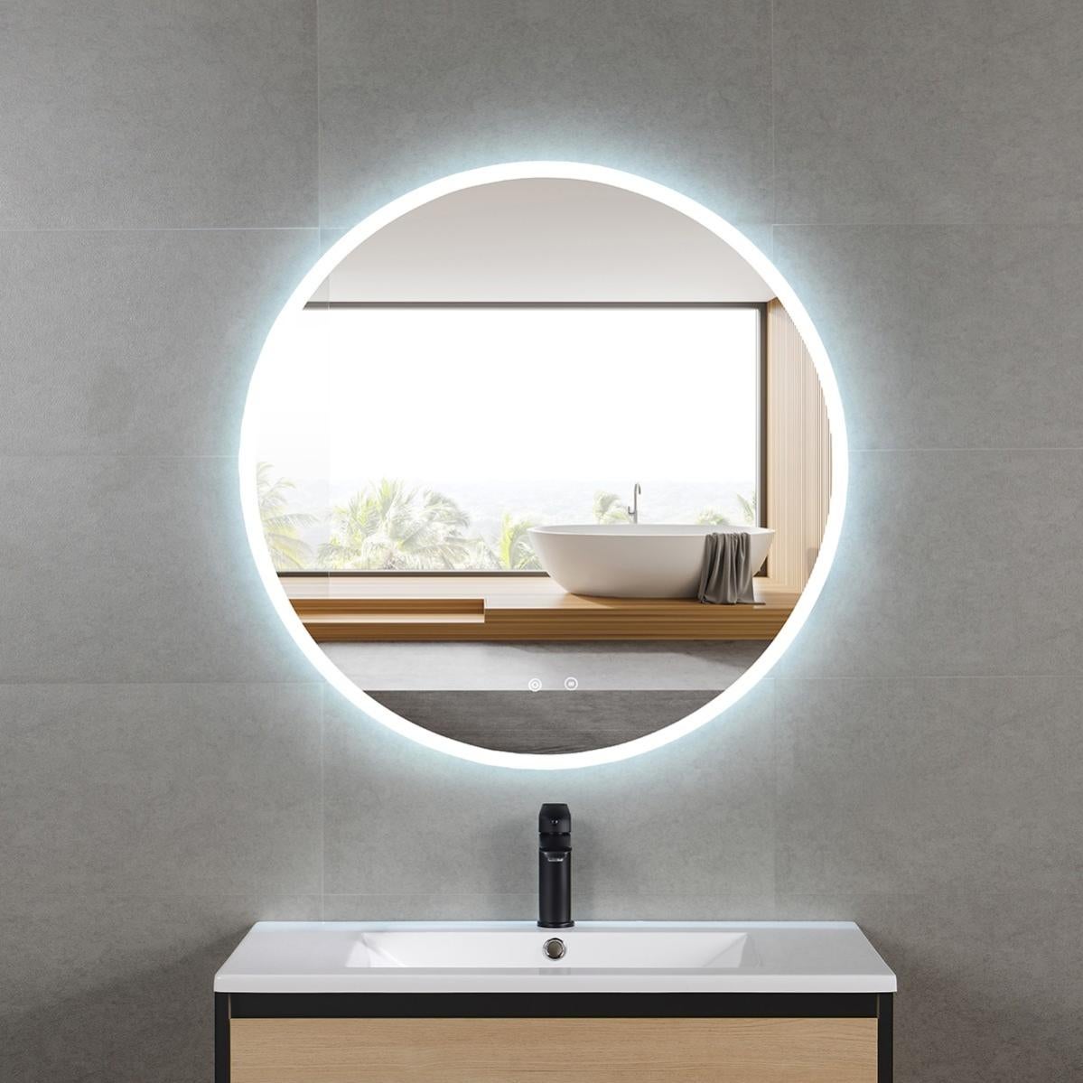 Miroir LED rond 80Cm JOY | Leroy Merlin