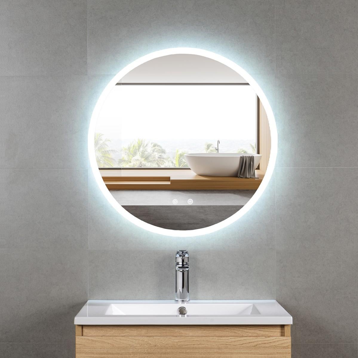Miroir LED rond 60Cm JOY | Leroy Merlin