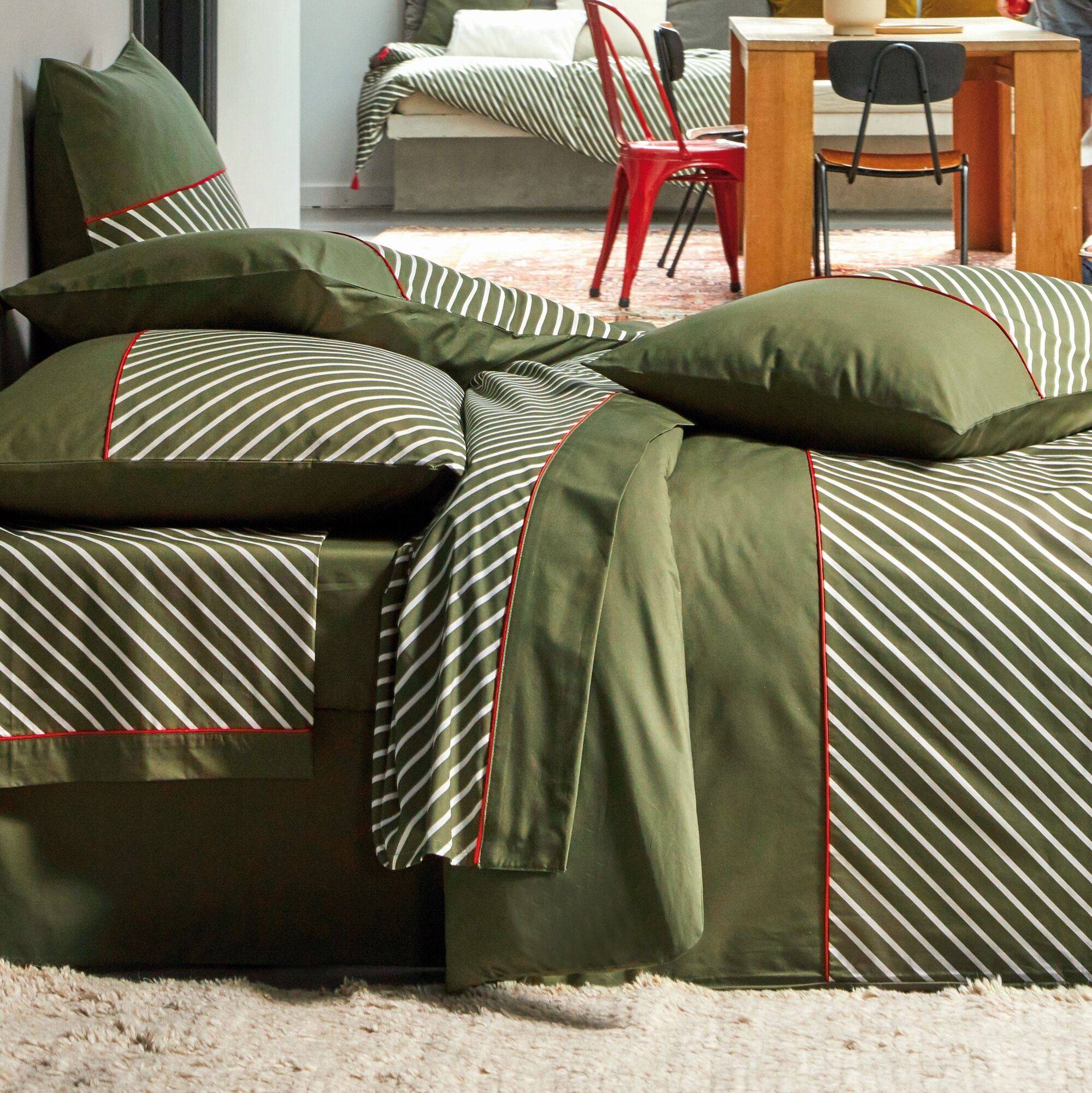 Drap housse Iconic BLANC DES VOSGES-90 x 190 cm-Mousse | Leroy Merlin