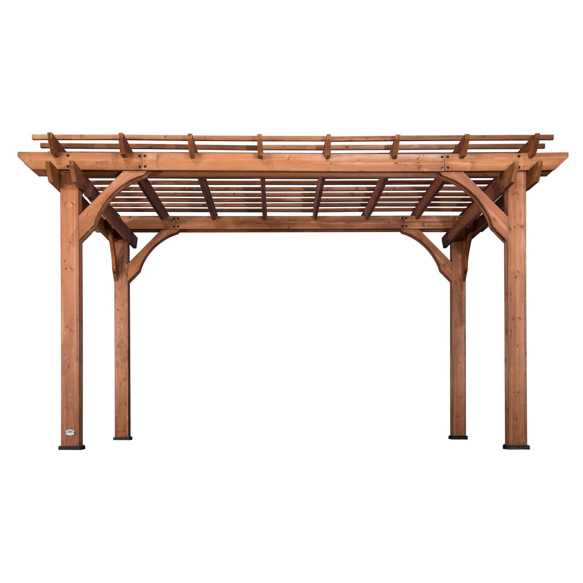 Backyard Discovery Pergolato in legno, 100% legno di cedro - Pergola ...