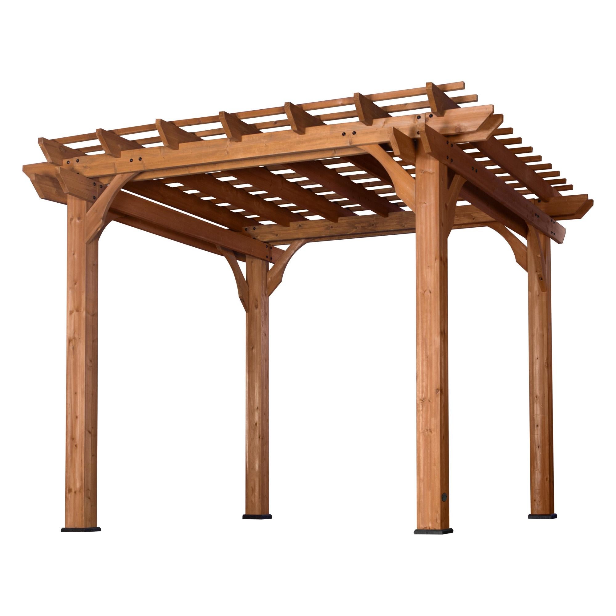 Backyard Discovery Pergolato in legno, 100% legno di cedro - Pergola ...