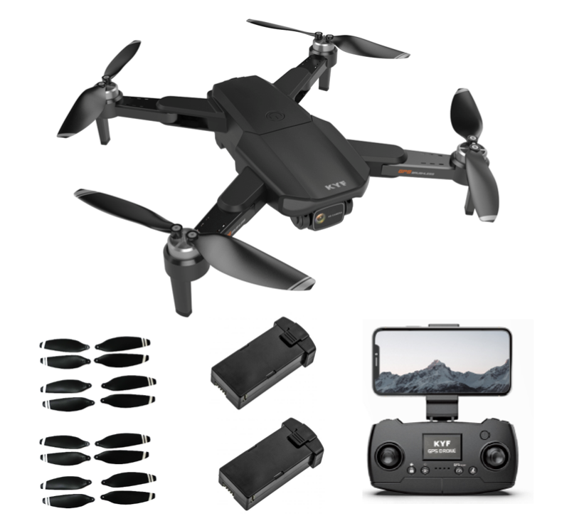 Drone d'inspection double caméra 6K HD Connecté WIFI 2,4G/5G avec ...