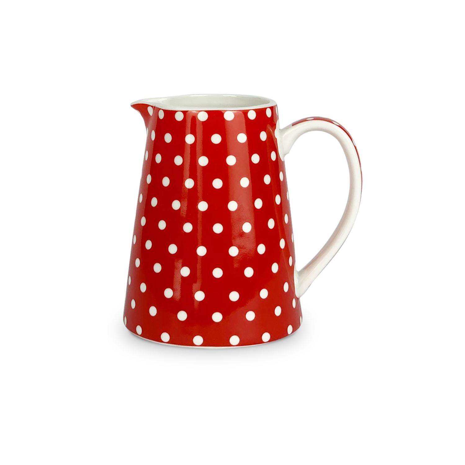 Lattiera in porcellana Isabelle Rose a pois brocca per latte bricco ...