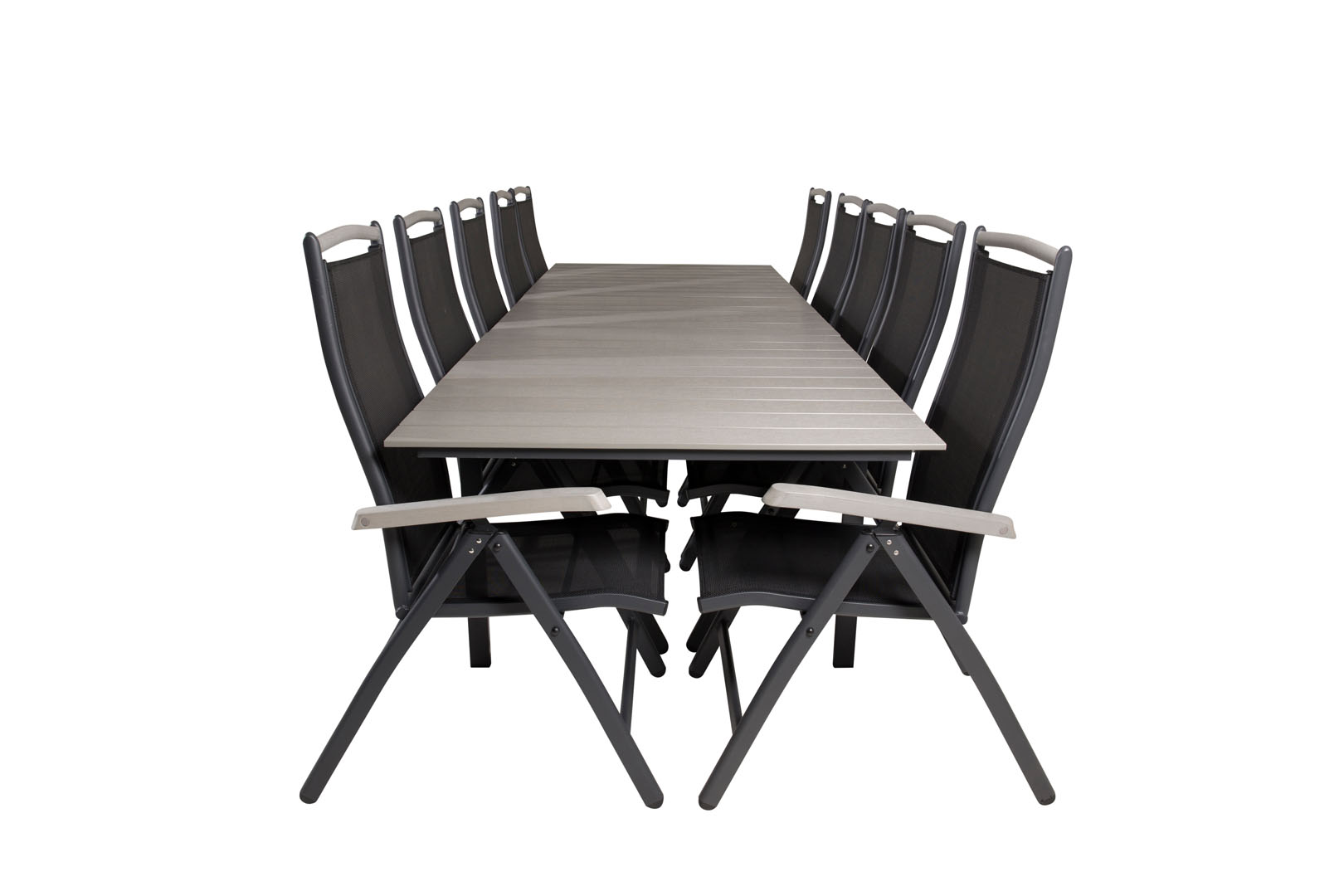 Levels Ensemble table et chaises de jardin, table 100x229/310cm et 10 ...