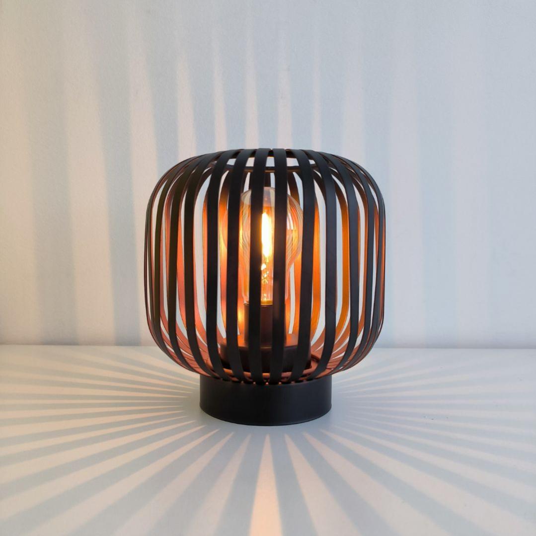 Lampe de table LED avec piles, portable, sans câbles, lumière chaude ...