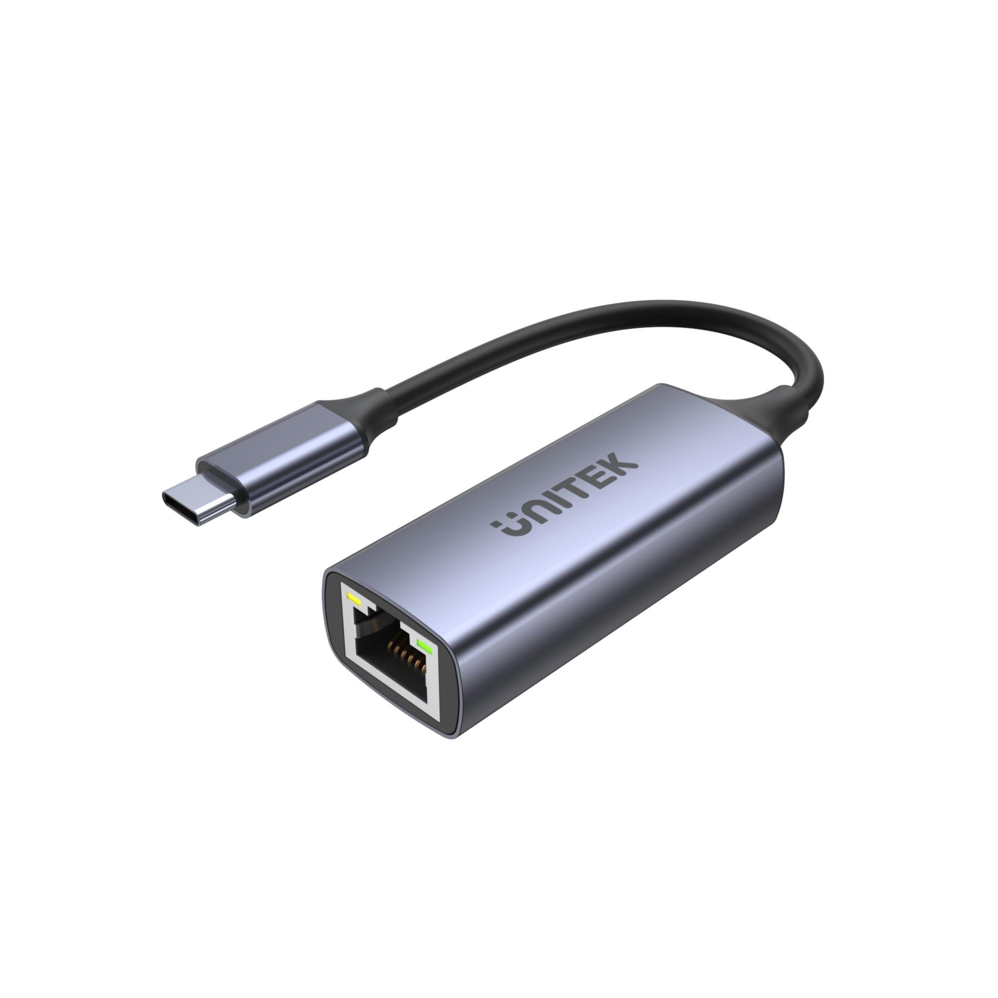 Adattatore USB-C - RJ45 Unitek, 1 GBPS, PD 100 W | Leroy Merlin