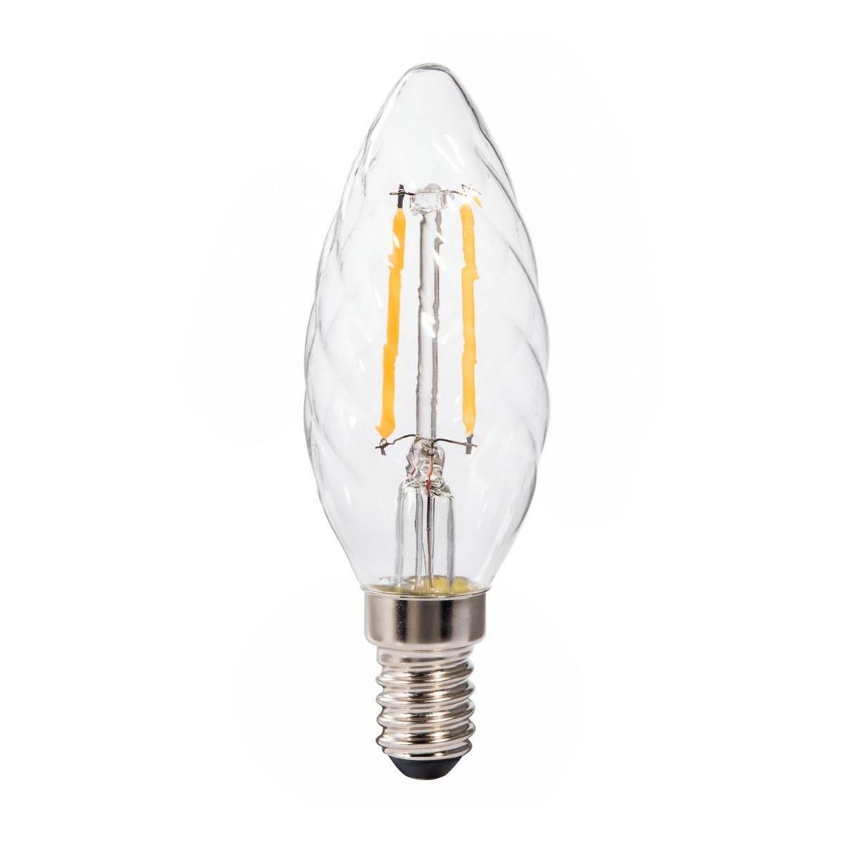 Ampoule LED connectée XAVAX LED E14 1.5W Flamme | Leroy Merlin