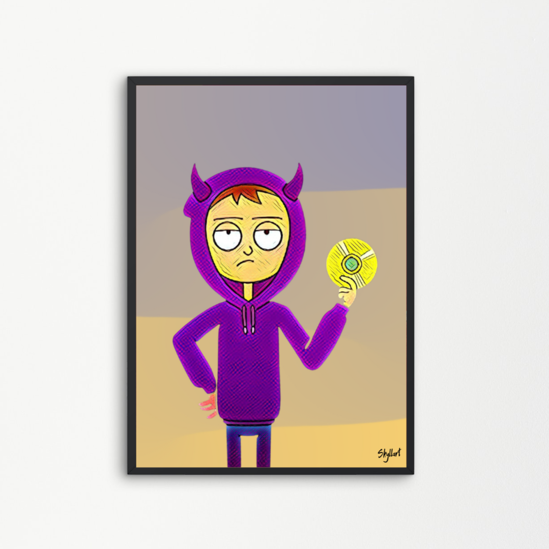 Poster Tha Supreme rapper - 30 x 42 cm Made in Italy | Leroy Merlin