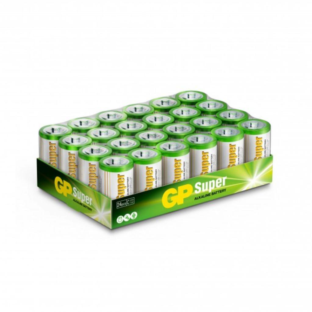 Pila Super Alcalina 1,5V Media Linterna C / 14A / LR14 (Pack 24 Piezas ...