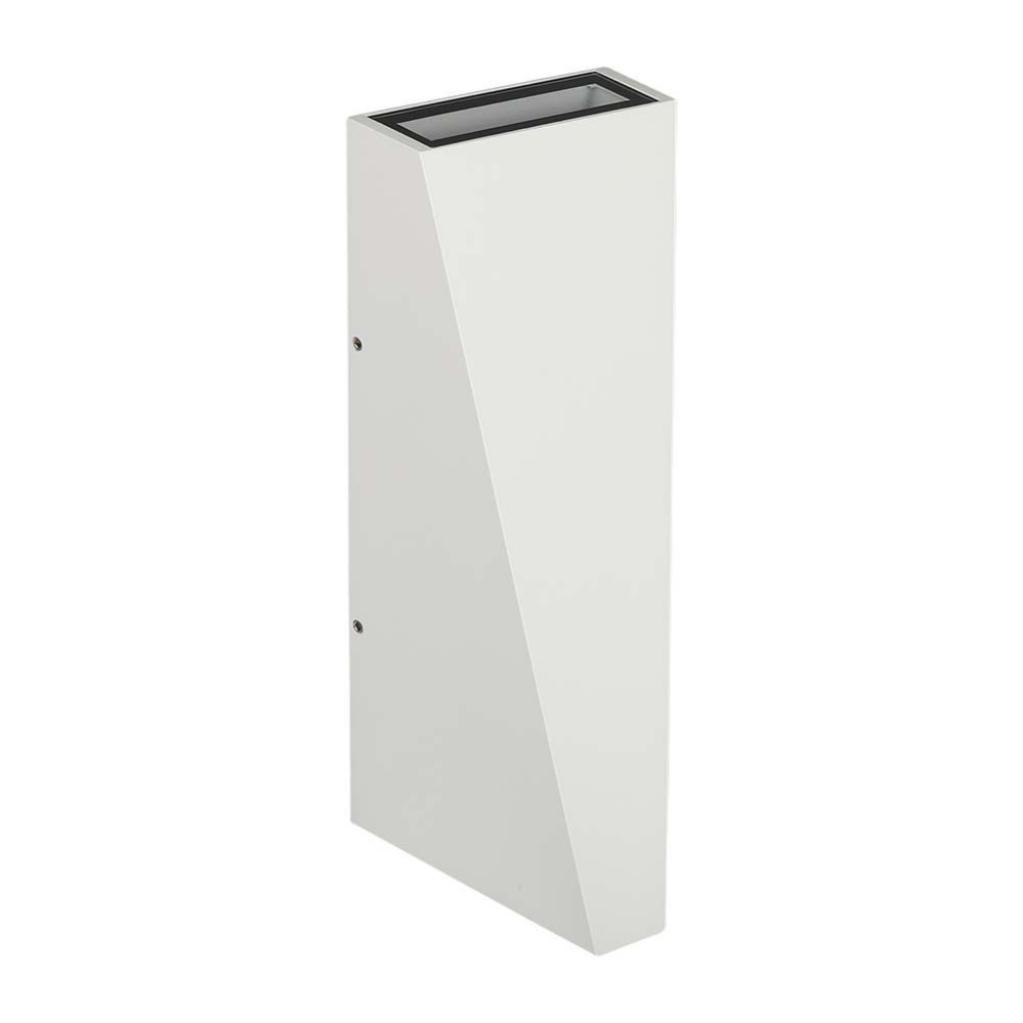 6W LED Wall Light White Body IP65 3000K | Leroy Merlin