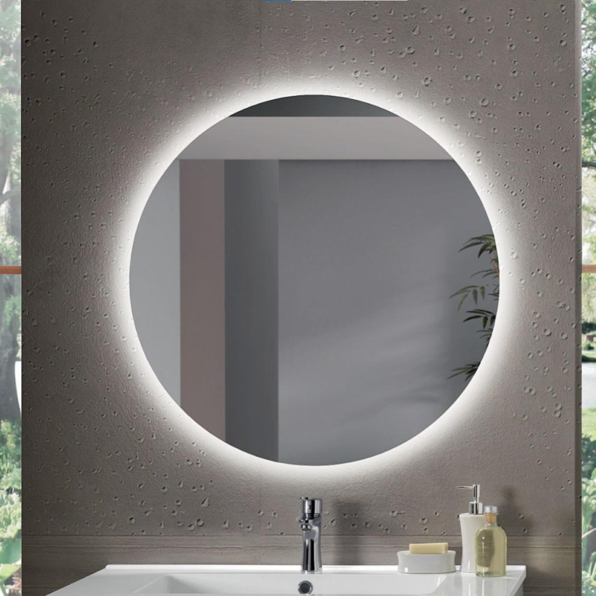 Specchio rotondo retroilluminato a LED moderno BETTY 80x80 | Leroy Merlin